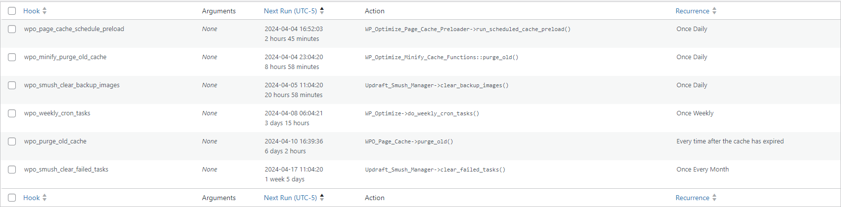 Preload Does Not Run At Scheduled Time | WordPress.org